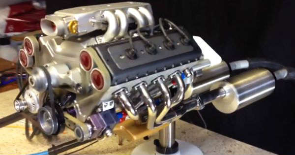 The Smallest V8 Engine With Electronic Fuel Injection: Only 45cc! GUESS ...