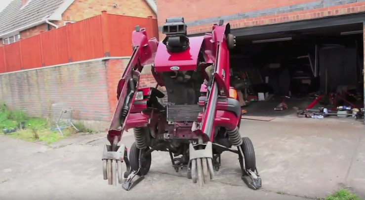 Car Art! Check Out This Ford Fiesta Transformer! Final Product Is ...