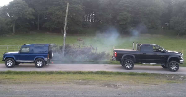 Dodge RAM Diesel Cummins VS Land Rover Defender 90! NOT The Outcome You ...