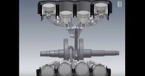 This Unique DUCATI V8 Can Work With Only 2 Rods & 1 Crank Throw ...