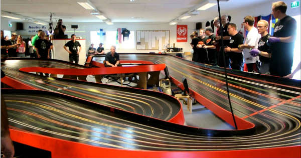SLOT CAR RACING European Championship! Fastest Lap EVER - Less Than 2 ...