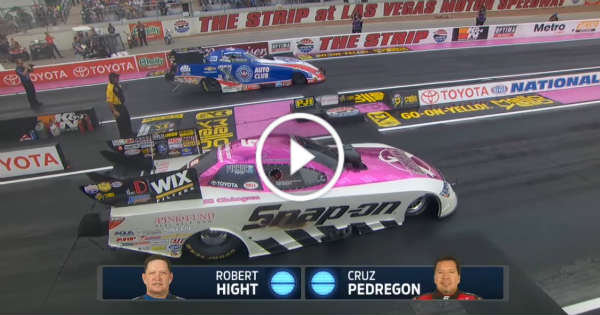 Epic Drag Race Ends With A Wheelstand By Cruz Pedregon! - Muscle Cars Zone!