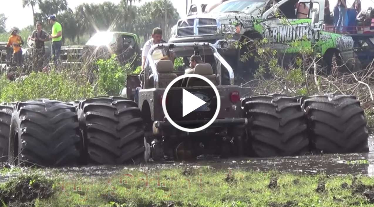 Is This The Largest 8X8 Jeep In The Entire World?! Tries To Go Through ...