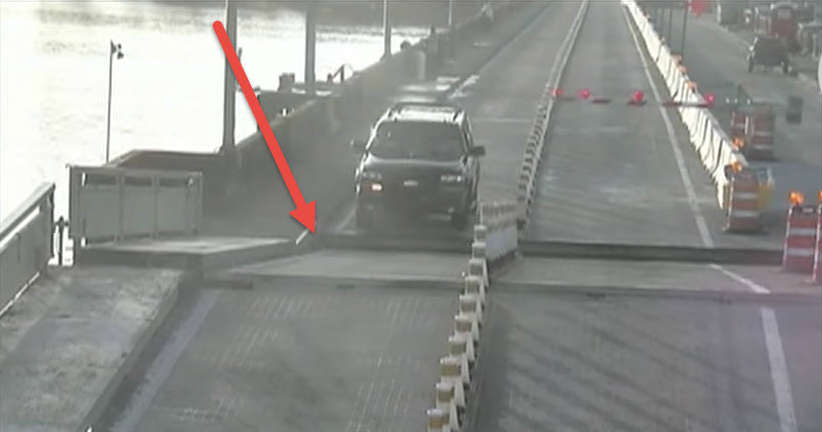 SUV Driver Jumps Over Open Florida Drawbridge! Smartphone Addict ...