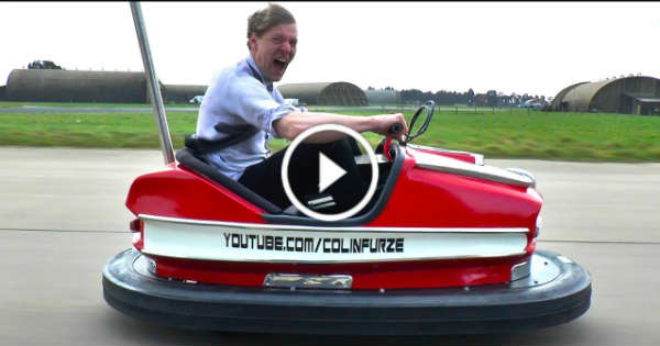 The STIG Drives World’s Fastest BUMPER CAR Made by Colin Furze! Insane ...