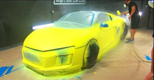 Get Your Shades Ready: This AUDI R8 Is The BRIGHTEST CAR In The World ...
