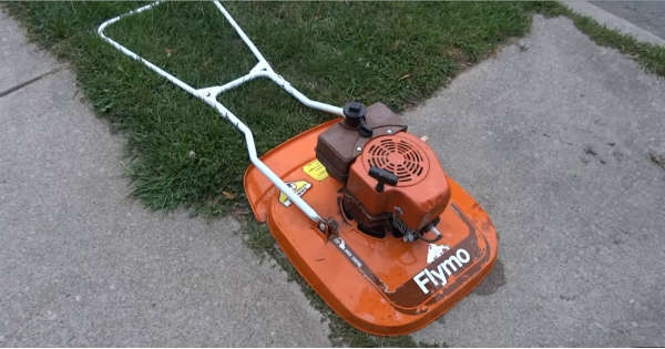 1980 Flymo Hovering LawnMower COLD START! - Muscle Cars Zone!