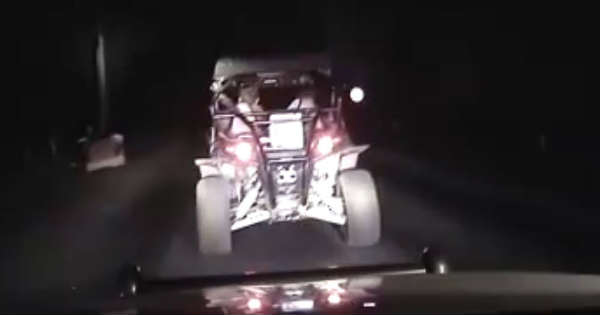 Polaris RZR Nearly Avoids Being Caught By The Police! - Muscle Cars Zone!