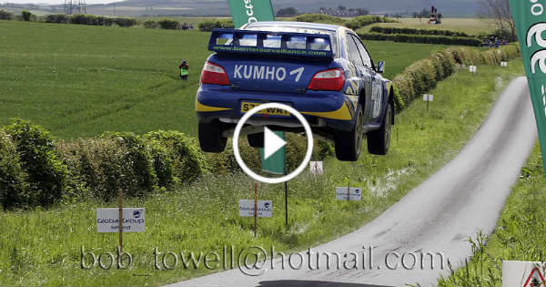 A Subaru WRX STi Rally Car Jump At 136 MPH! This Thing Needs Wings ...