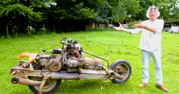 DIY Escape! This Man Made A Motorbike Out of His CAR To Escape The ...