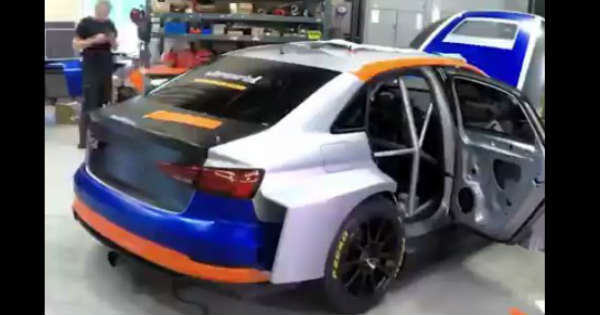 The Race Car Wrapping Process Looks Absolutely Awesome!