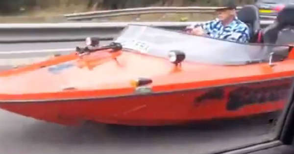 The Ultimate Streetworthy BOAT CAR Is Passing Everyone On The Highway ...