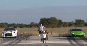 2500HP Nissan GTR vs. 2500HP Lamborghini Huracan! - Muscle Cars Zone!