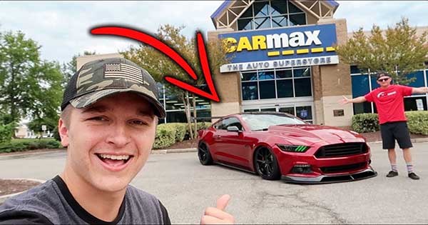 This Guy Took His Heavily Modified Mustang GT To CARMAX For An ...