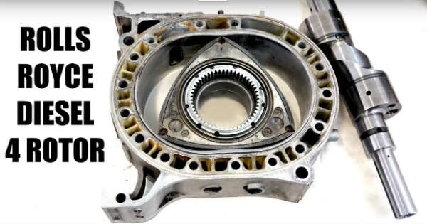 ROLLS ROYCE Diesel Rotary Engine With 4 Rotors! - Muscle Cars Zone!