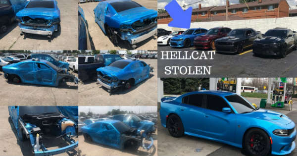 This Blue Dodge Hellcat Was Stolen & They Got Away! - Muscle Cars Zone!