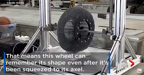 NASA Invention! Airless Chainmail Tires For The Moon & Mars! - Muscle ...