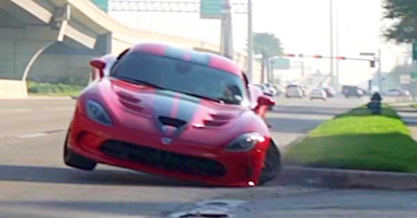 Massive Dodge Viper Crash At The Cars & Coffee Event!