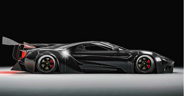 Ford GT "Black Knight"! The Downforce Monster!